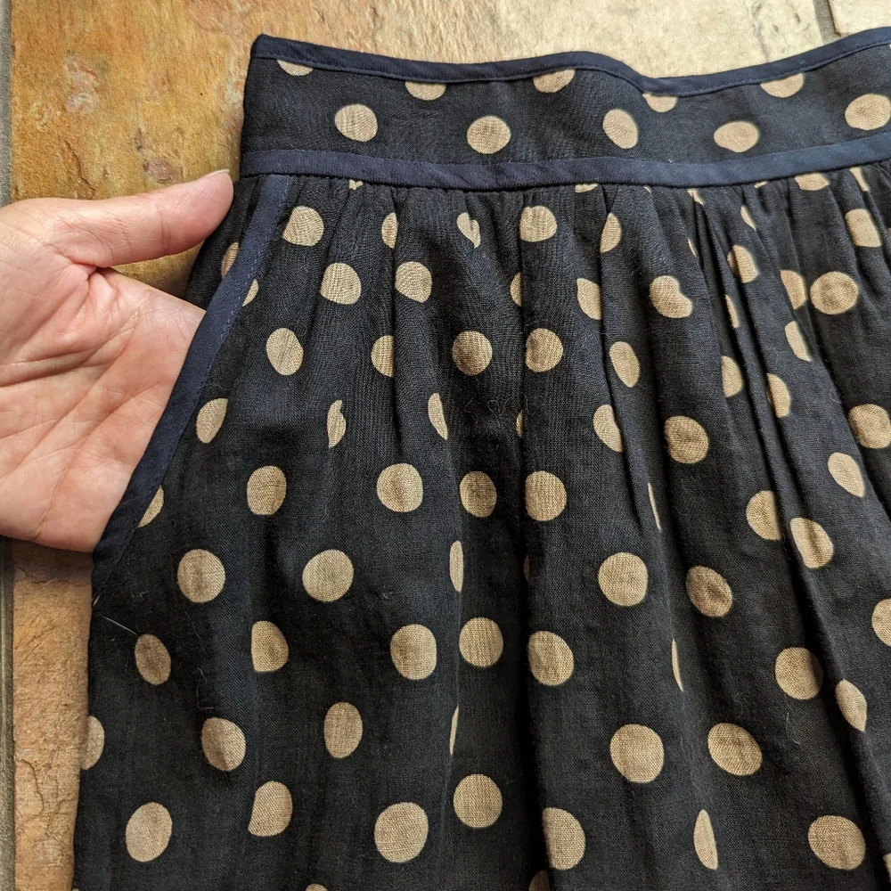 Tulip B | Skirts | Polka Dot Midi Skirt Retro 95s Style S | Poshmark
